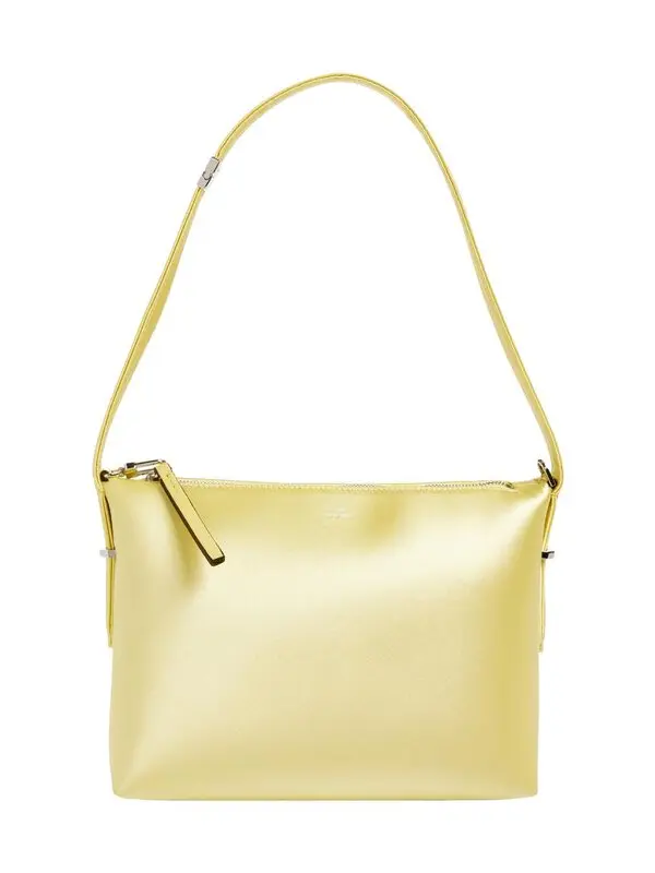 TOTÊME Scoop Satin Wristlet - Pale Yellow