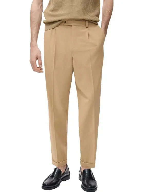 Mango Suit Pants - Beige