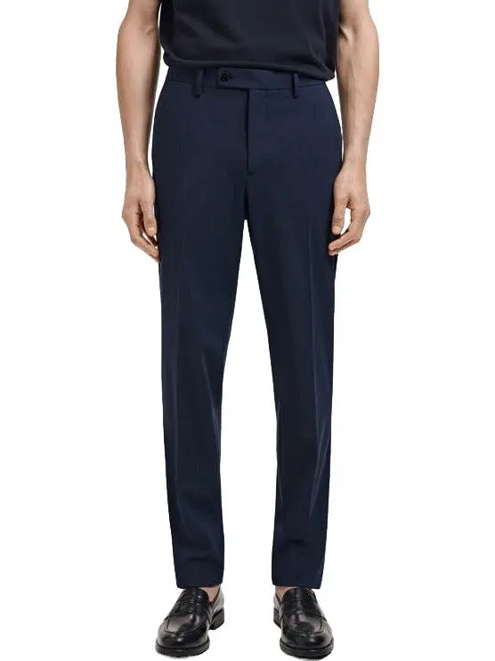 Mango Slim Fit Suit Pants - Indigo Blue