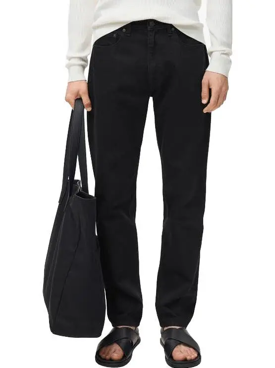 Mango Bob Regular Fit Jeans - Black Denim