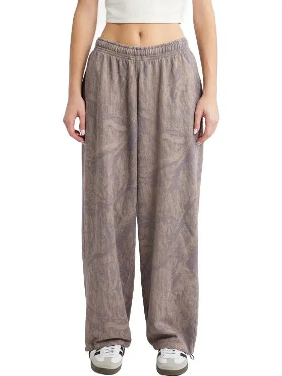 BDG URBAN OUTFITTERS Baggy Camouflage Sweatpants - Brown Tiger