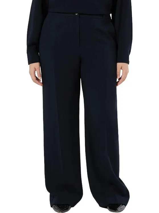 Marina Rinaldi Franz Wide Leg Pants - Midnight Blue