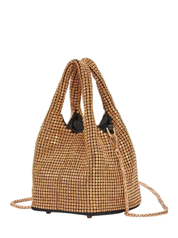 LADY COUTURE Slouchy Shoulder Handbag - Gold