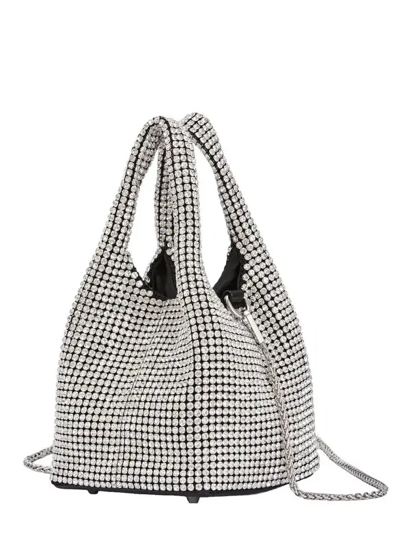 LADY COUTURE Slouchy Shoulder Handbag - Silver
