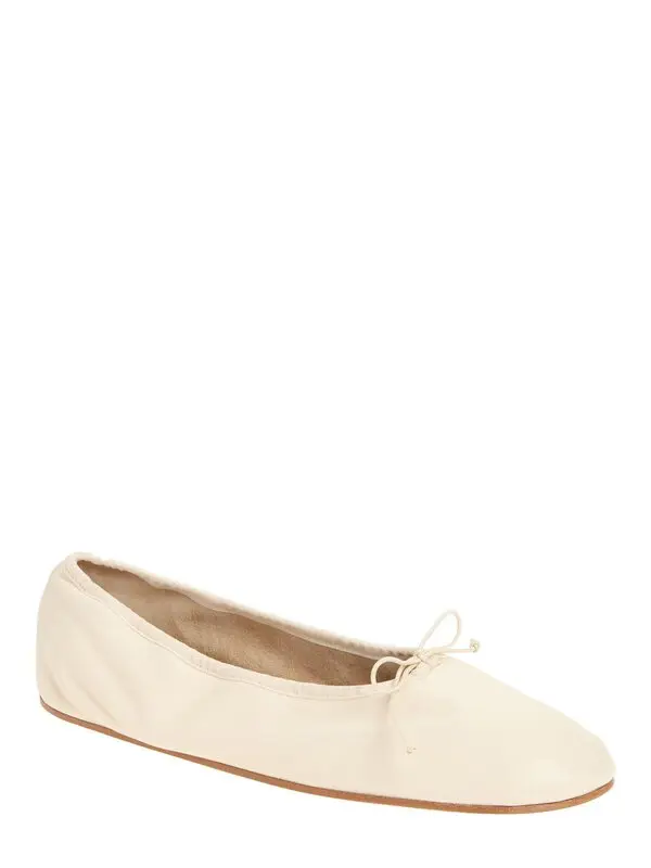 THE ROW Ballerina Flat - Sage Tint
