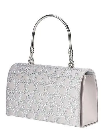 LADY COUTURE Rhinestone Covered Clutch - Silver