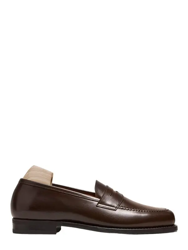 MYRQVIST Stenhammar Ii Penny Loafers - Dark Brown Leather
