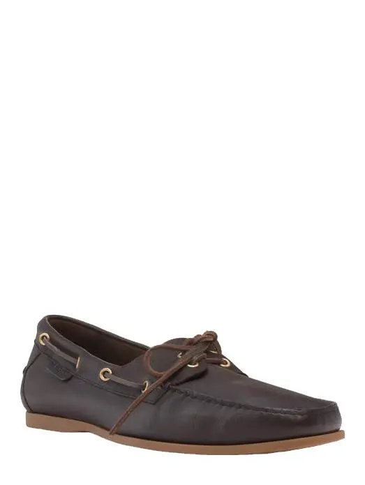 TOM FORD Robin Boat Shoe - 3ba22 Coffee/amber