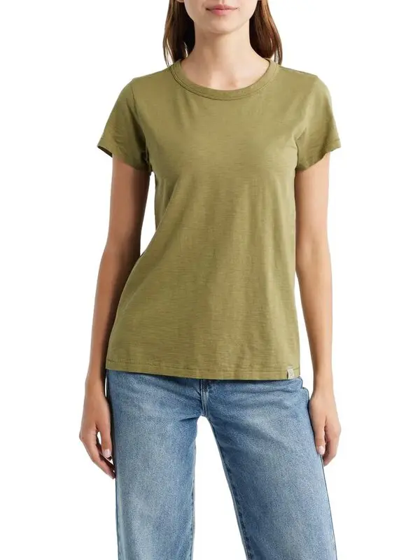 Rag & Bone The Slub Cotton T-shirt - Olive