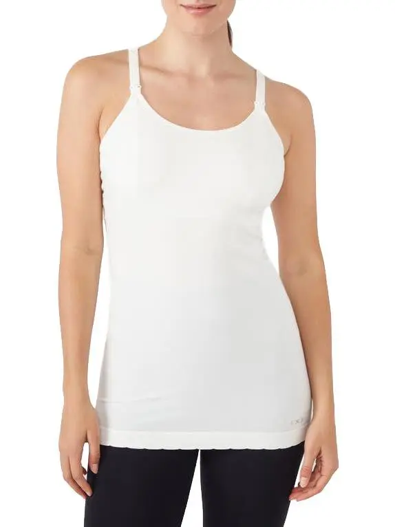 MODERN ETERNITY Seamless Maternity And Nursing Tank - Egg Shell