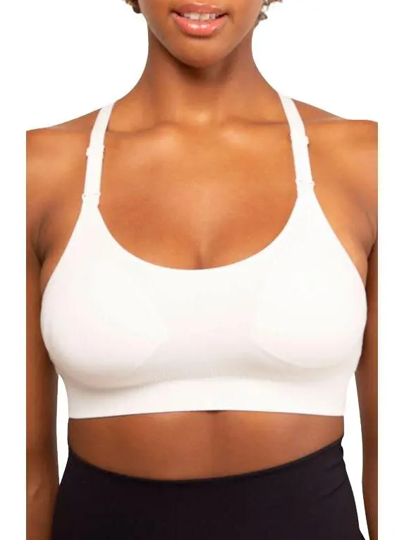 MODERN ETERNITY Chelsea Nursing Bra Racer Back - Eggshell