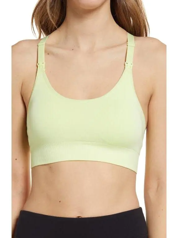 MODERN ETERNITY Chelsea Nursing Bra Racer Back - Shadow Lime