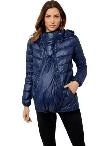 MODERN ETERNITY Lola 5-in-1 Down Maternity Jacket - Navy