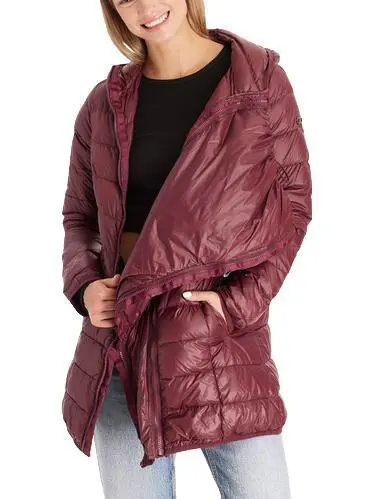 MODERN ETERNITY Ashley 3-in-1 Lightweight Maternity Jacket - Burgundy