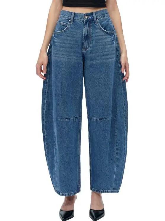 BAYEAS High-waist Barrel Jeans - Stellar