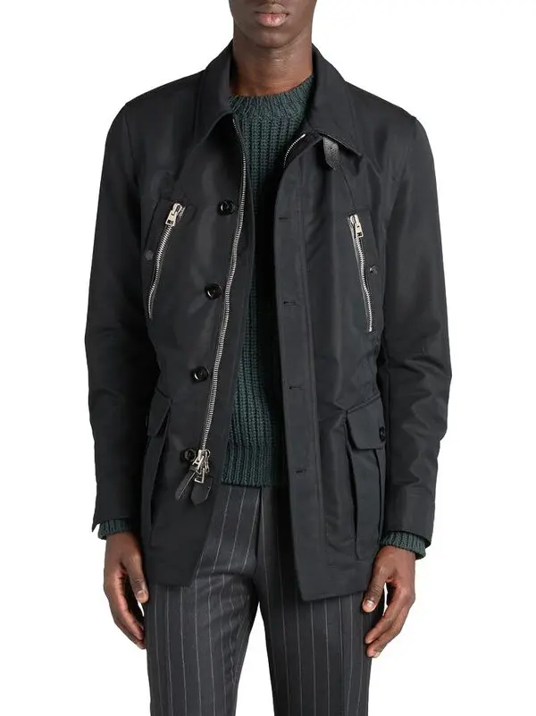 TOM FORD Cotton-blend Field Jacket - Lb999 Black
