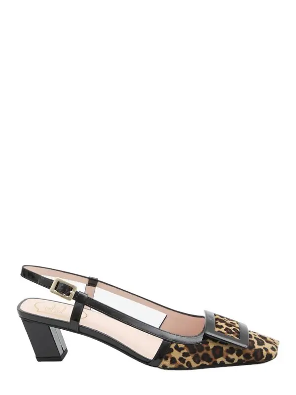 ROGER VIVIER Belle Vivier Pony Slingback Pumps - Black