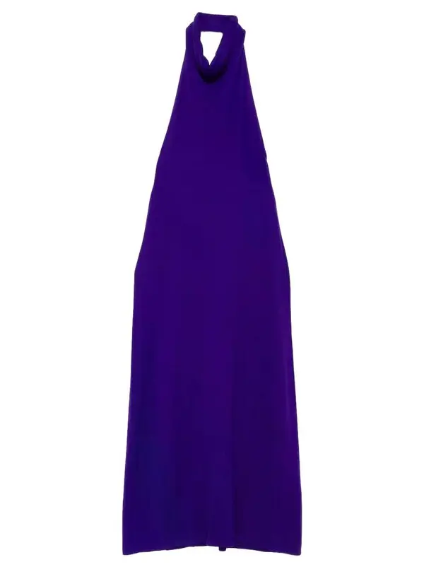 TOM FORD Halterneck Open-back Dress - Purple
