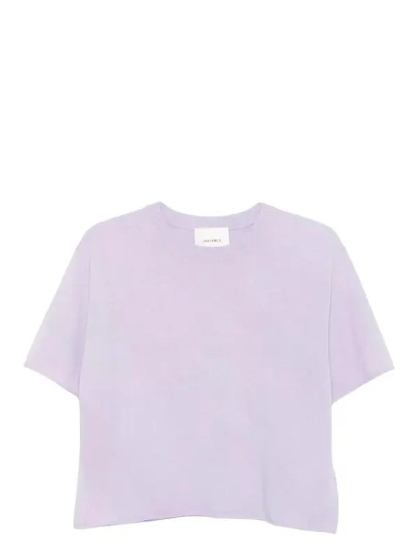 LISA YANG Cashmere Knit Top - Purple