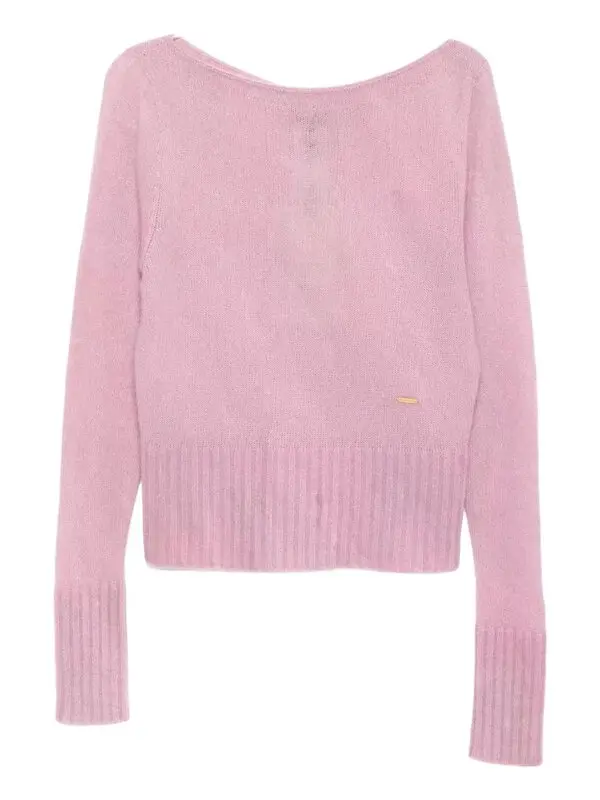 TOM FORD Boat-neck Sweater - Pink