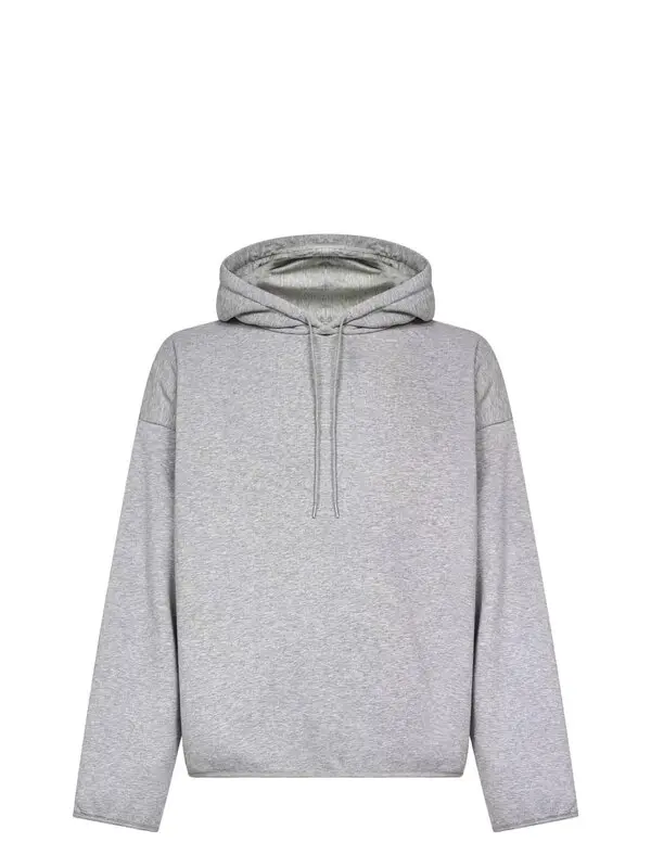 MAISON MARGIELA Hooded Sweatshirt With Dropped Shoulders - Grey