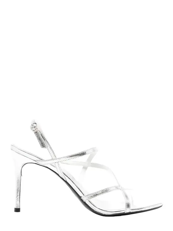 Tory Burch 90mm Multi-strap Sandals - Silver