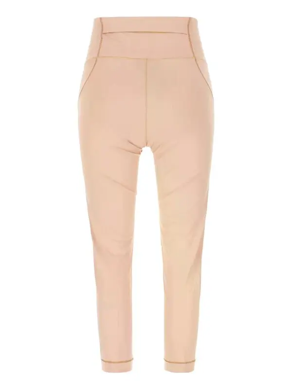 Moncler Gold-trimmed Trousers - Pink