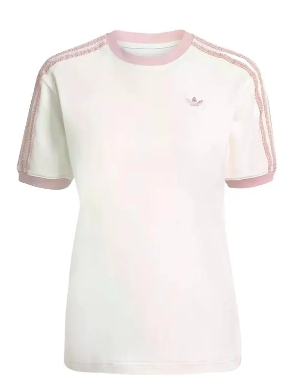 Adidas Ruffled Three-stripes T-shirt - White