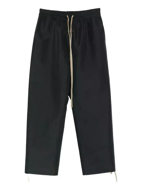 Fear Of God Drawstring-cuff Trousers - Black