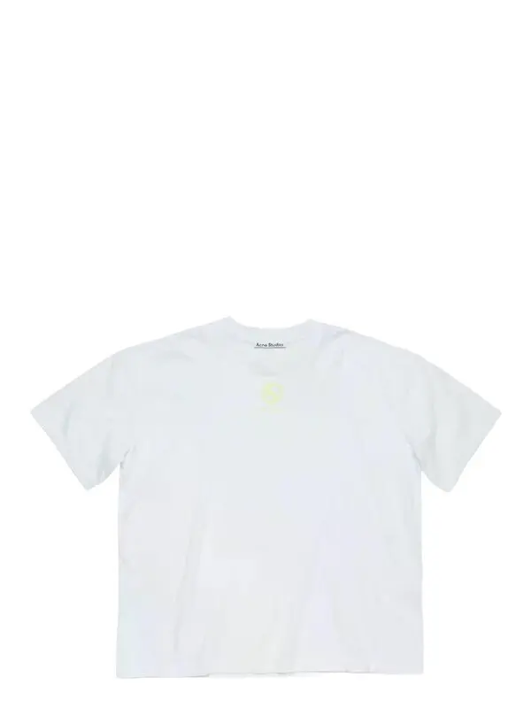 Acne Studios Logo-embellished Organic-cotton T-shirt - White