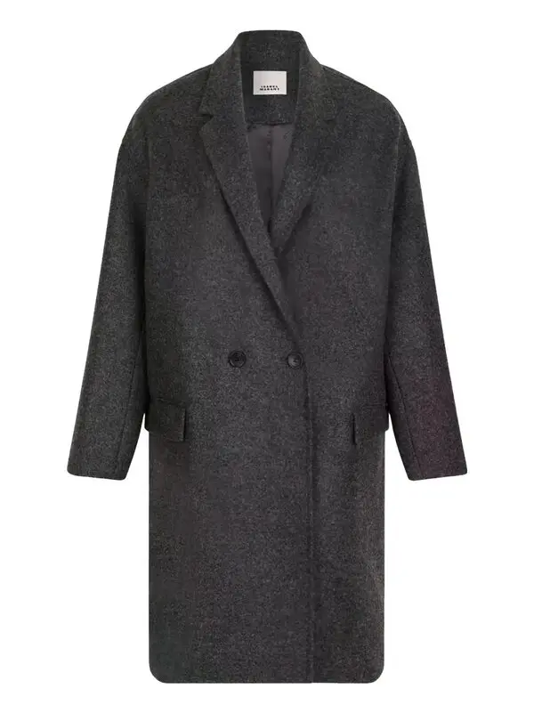 Isabel Marant Double-breasted Wool Coat - Grey