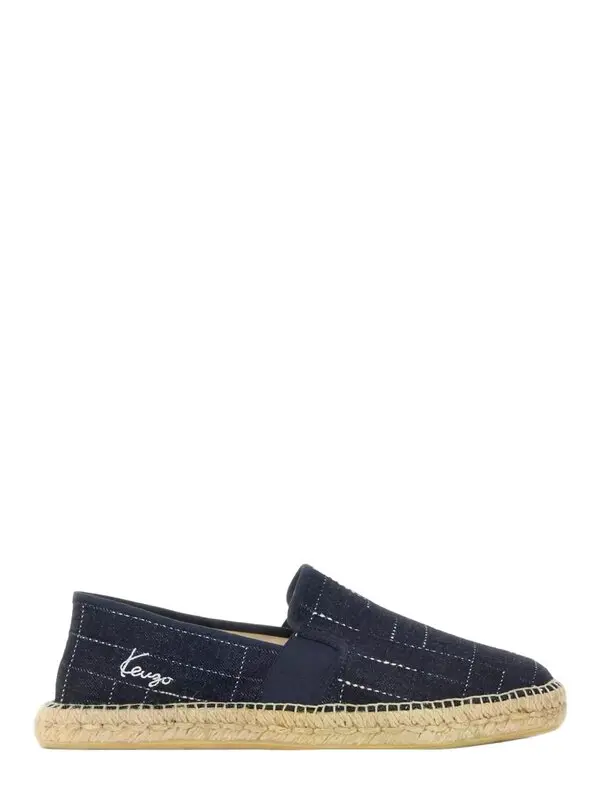 Kenzo Grid-pattern Espadrilles - Blue