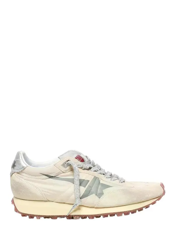 Golden Goose Marathon Metallic-panel Sneakers - Neutrals