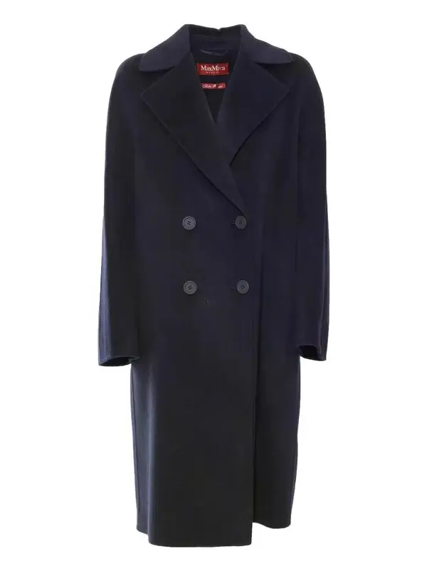 Max Mara Licenza Double-breasted Coat - Blue