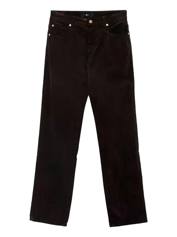 7 For All Mankind Corduroy Trousers - Brown