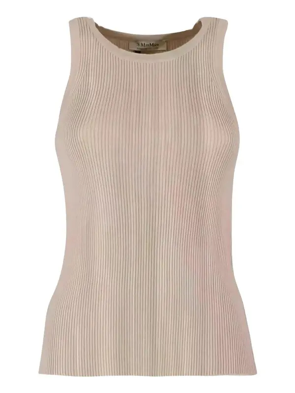 Max Mara Ribbed Tank Top - Neutrals