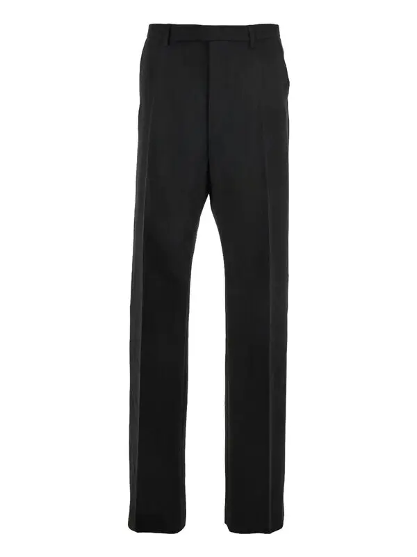 Rick Owens Tailored Straight Leg Trousers - Black