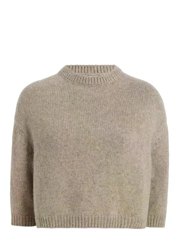 Khaite Sabina Crew-neck Sweater - Neutrals