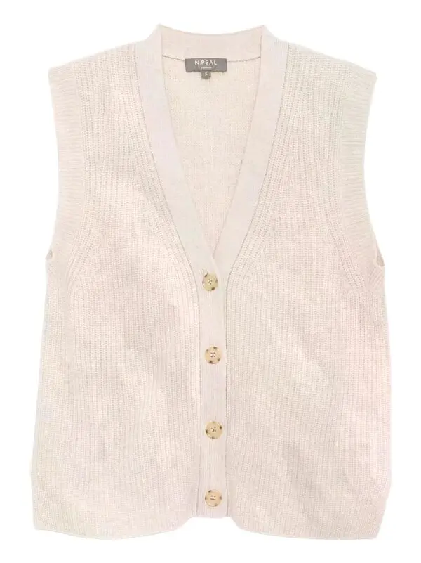 N.peal V-neck Vest - Neutrals
