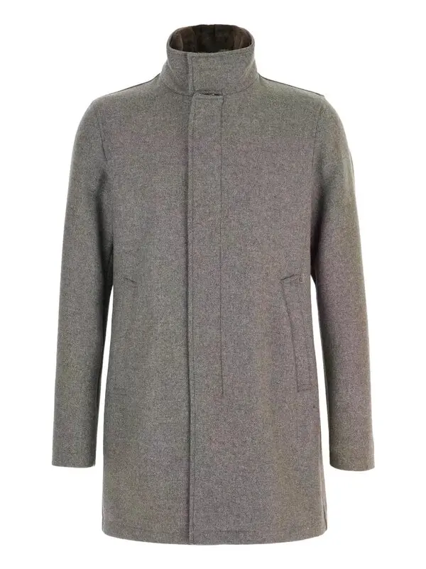 Herno Patch-pocket Coat - Grey