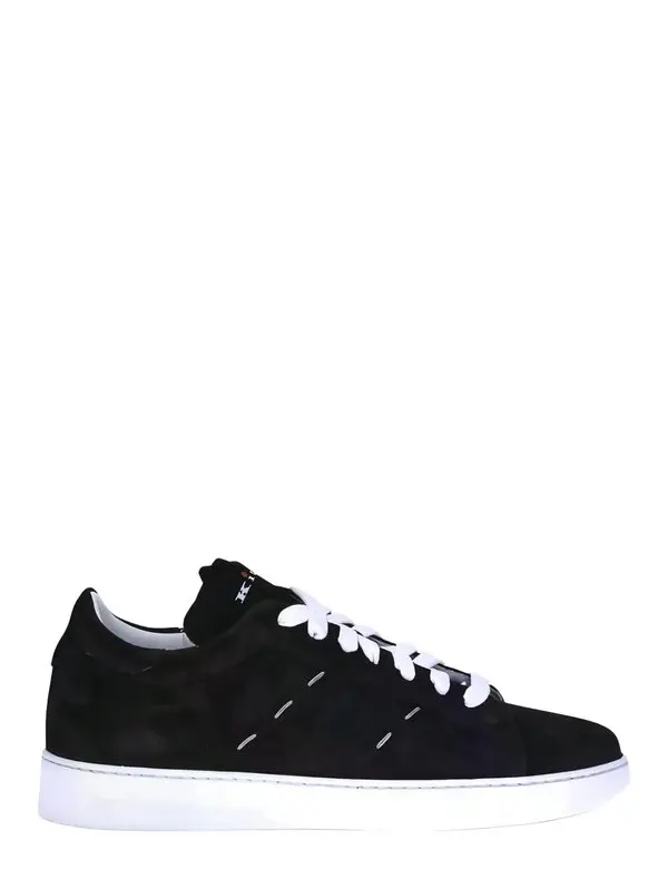 Kiton Lace-up Sneakers - Black