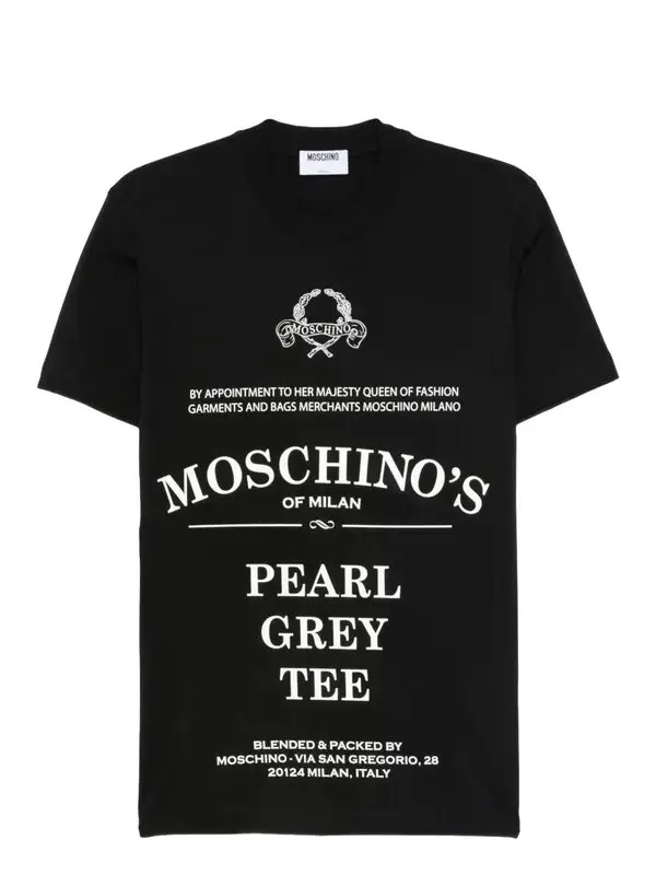 Moschino Logo-print T-shirt - Black