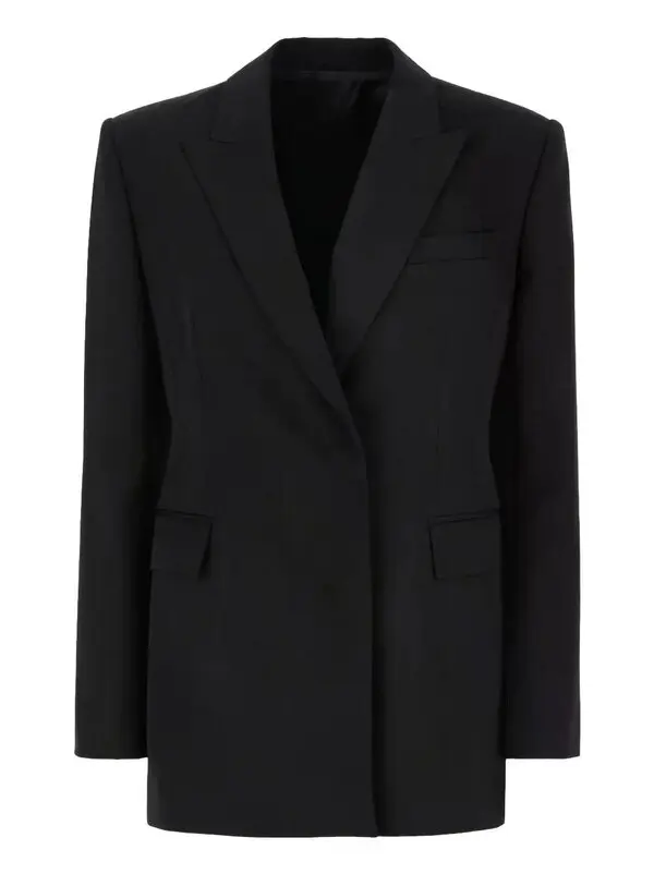 JUUN.J Peak-lapel Blazer - Black