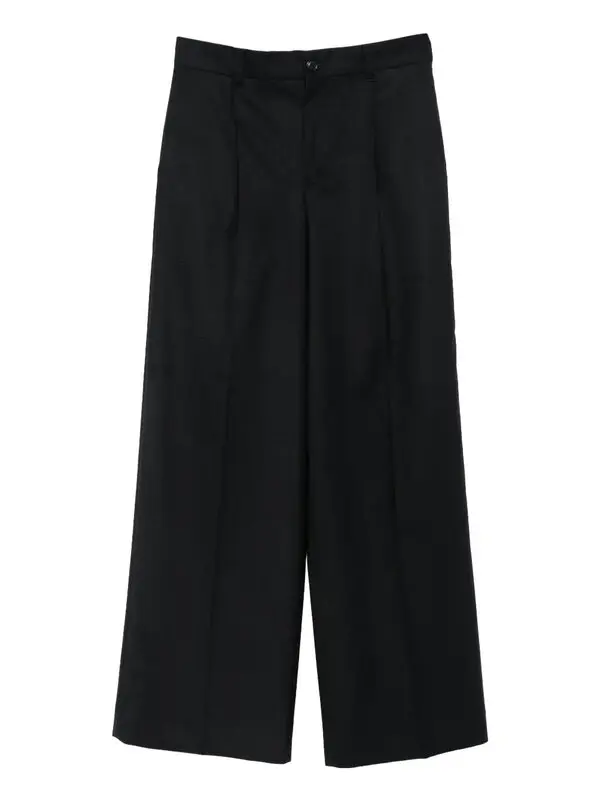 Kenzo Pleat-detail Trousers - Blue