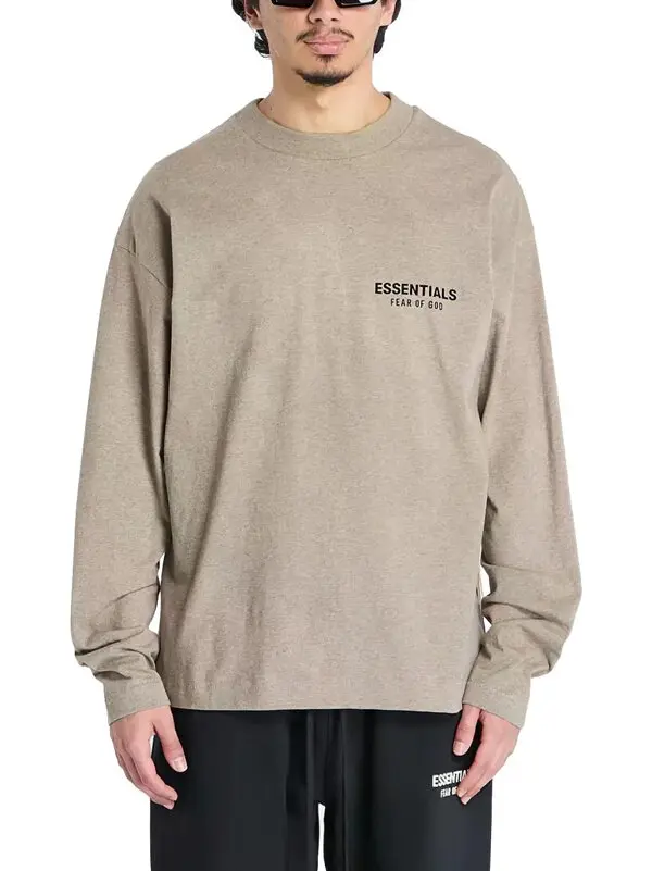 Fear Of God Crew-neck Long-sleeve T-shirt - Grey