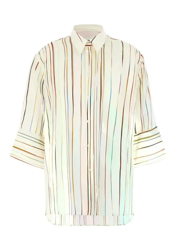Paul Smith Signature Stripe Short-sleeve Shirt - Neutrals