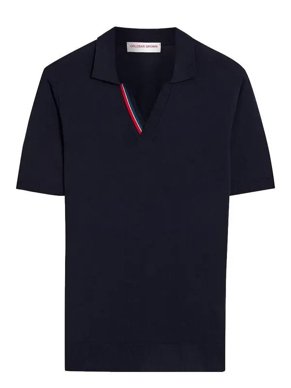 Orlebar Brown Horton Cotton Polo Shirt - Navy