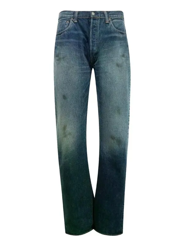 FULLCOUNT Faded Wash Jeans - Blue
