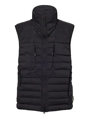 Stone Island Padded Nylon Down-tc Gilet - Black