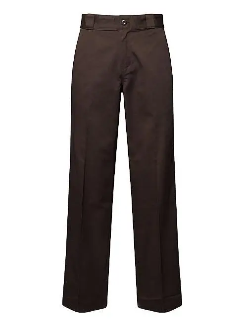 Dickies Loose-fit Straight-leg Cotton Trousers - Dark Brown